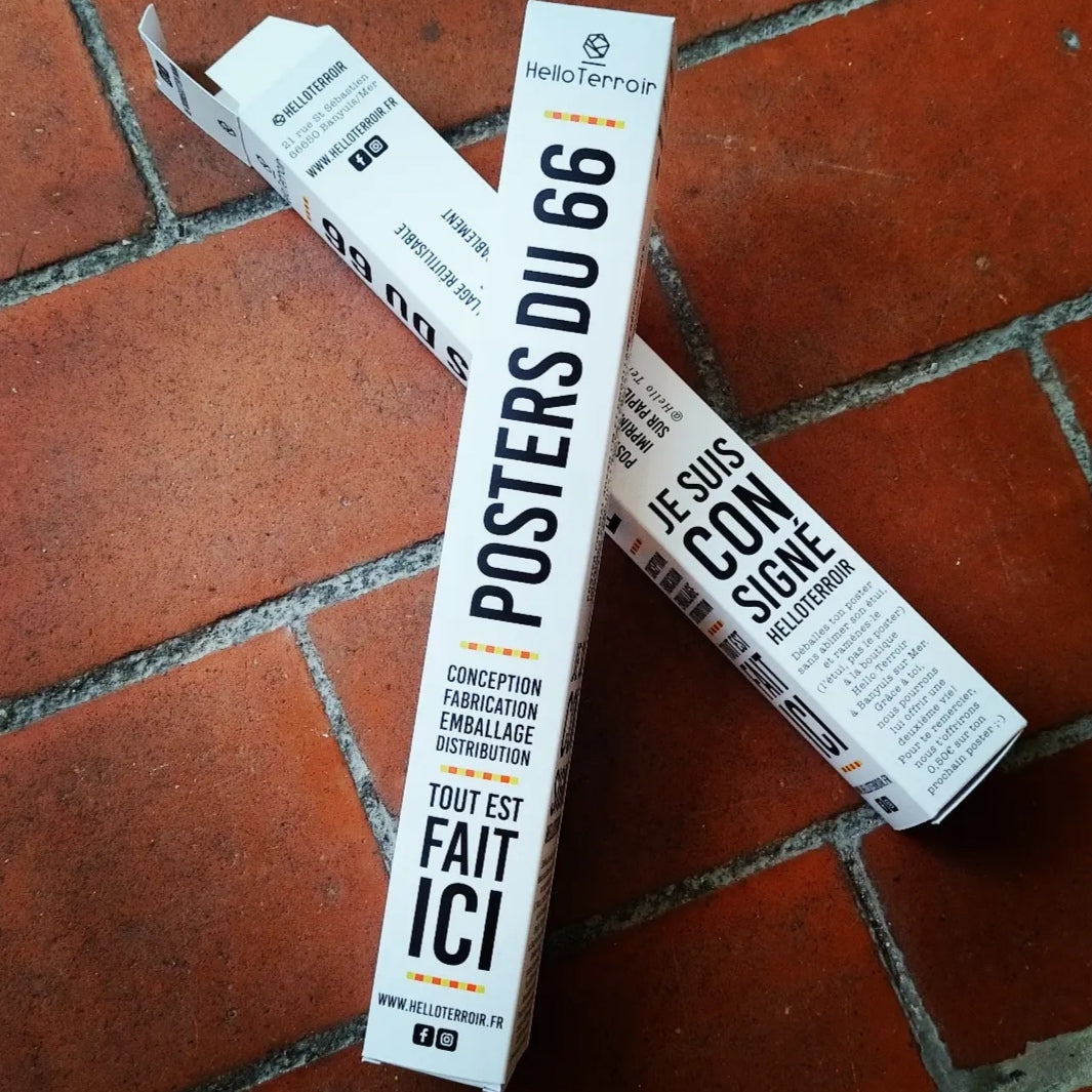 Poster Métro des Pyrénées-Orientales – Hello Terroir